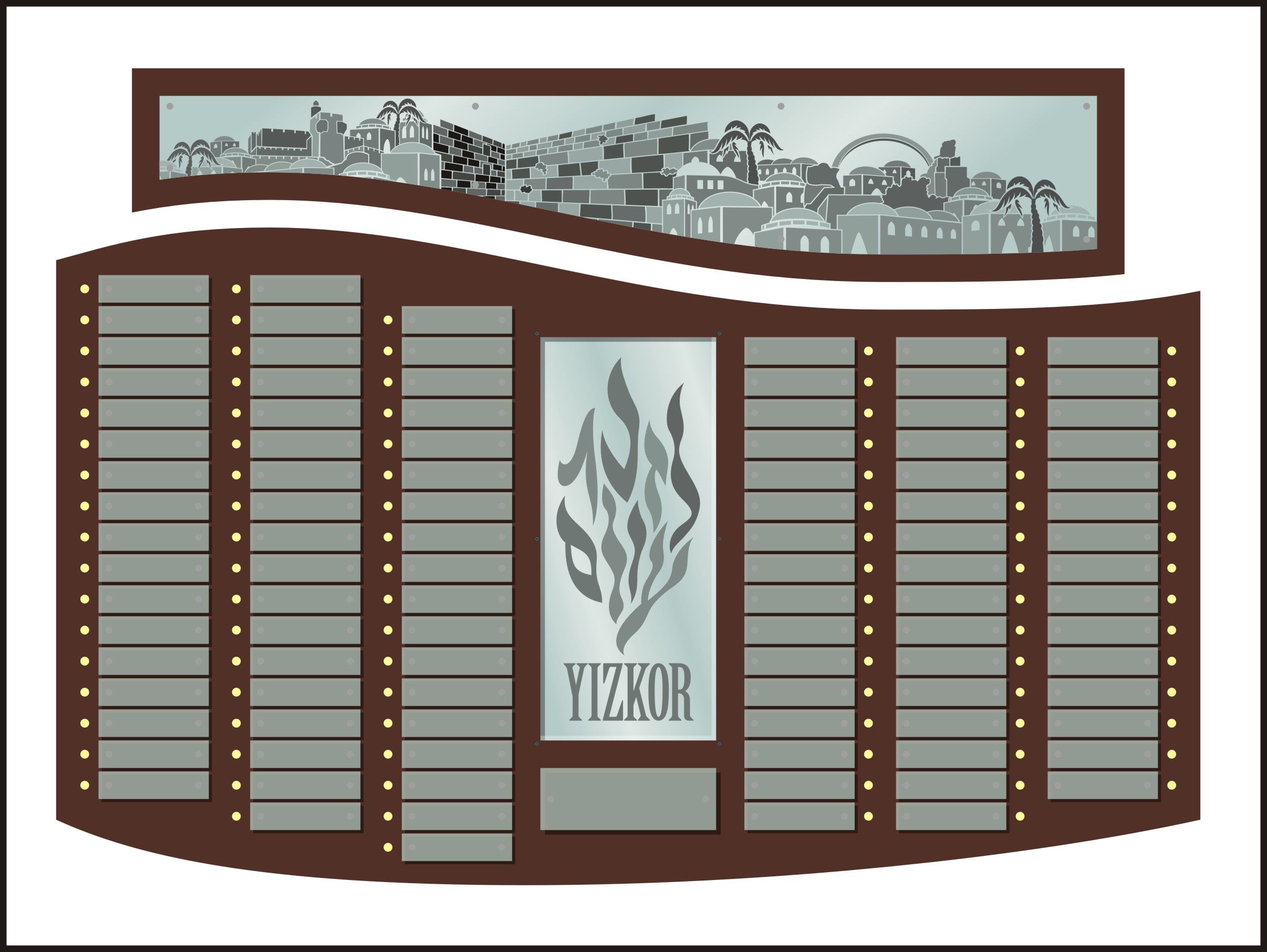 Modern Memorial Memorial Walls