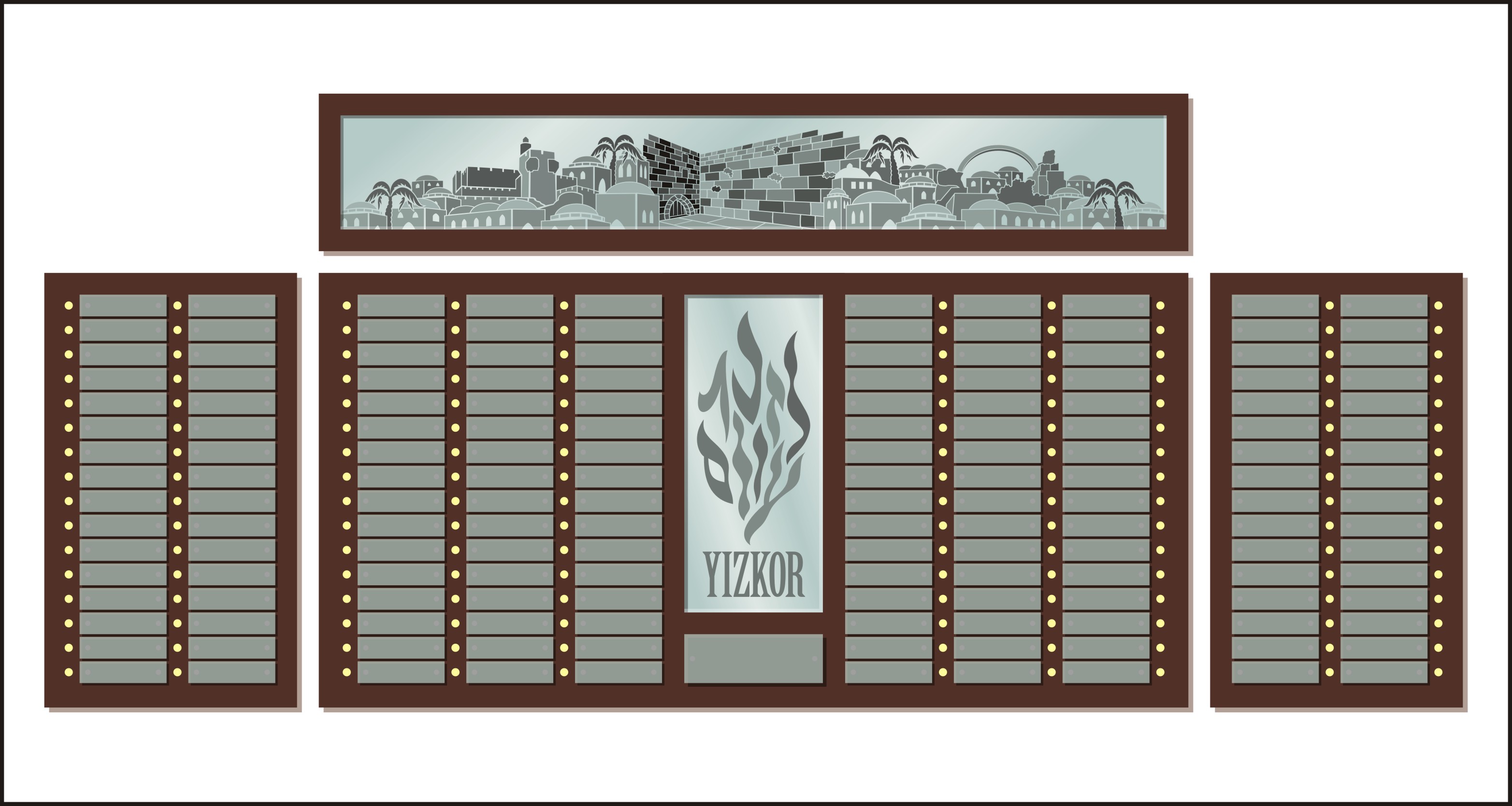 Modern Memorial Memorial Walls